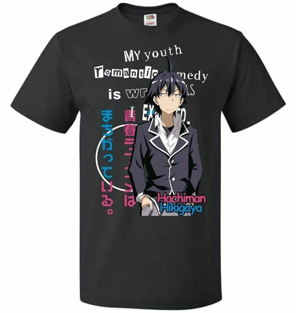 Аниме мужские картинка #883701 - Hachiman Hikigaya Унисекс Футболка ...
